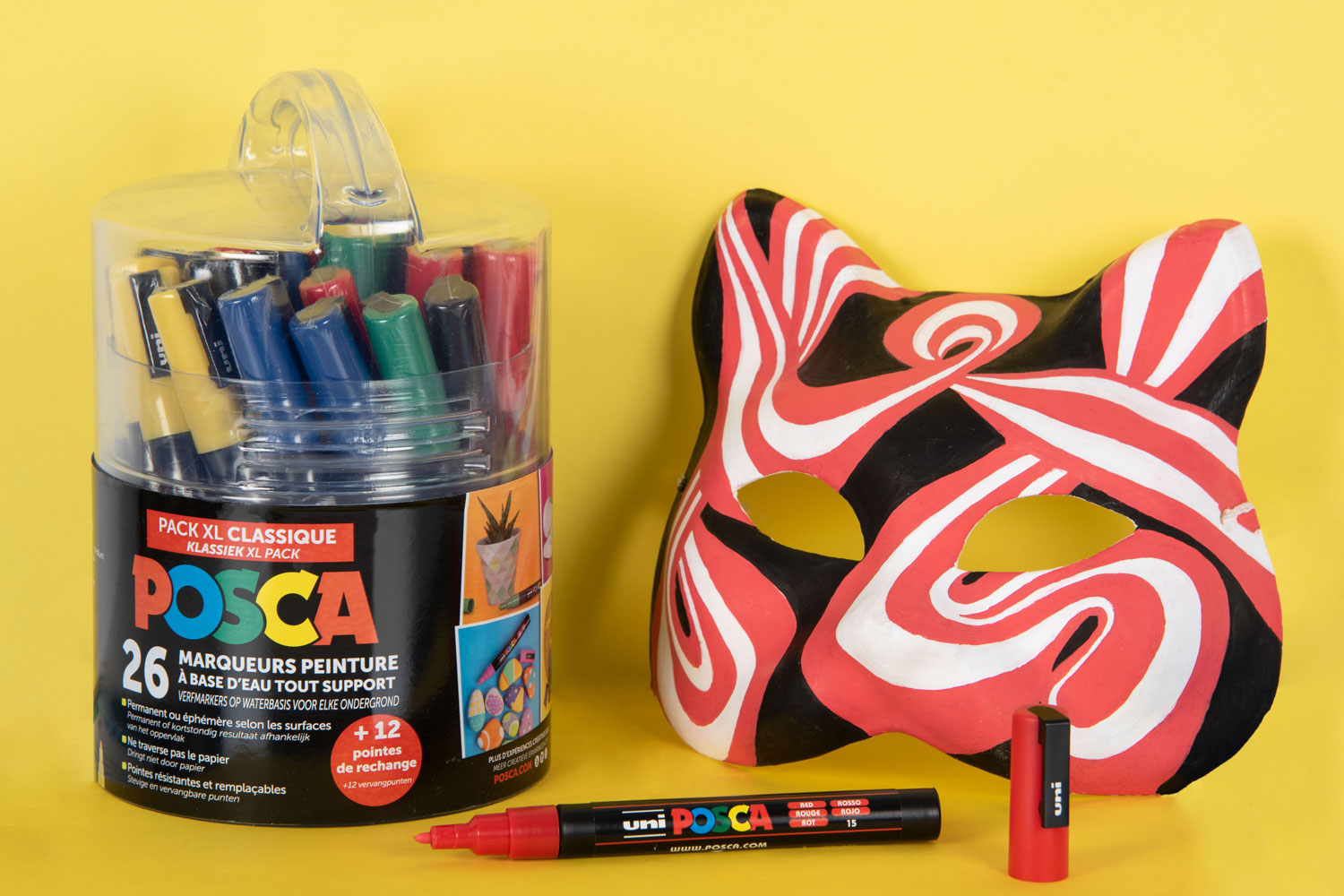 MAXI PACK Posca - 26 marqueurs - Marqueurs Posca - 10 Doigts