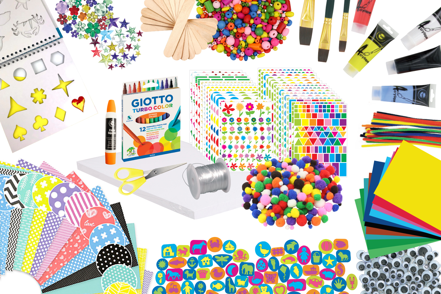 SUPER PROMO : maxi lot de matériel créatif - Nouveautés - 10 Doigts