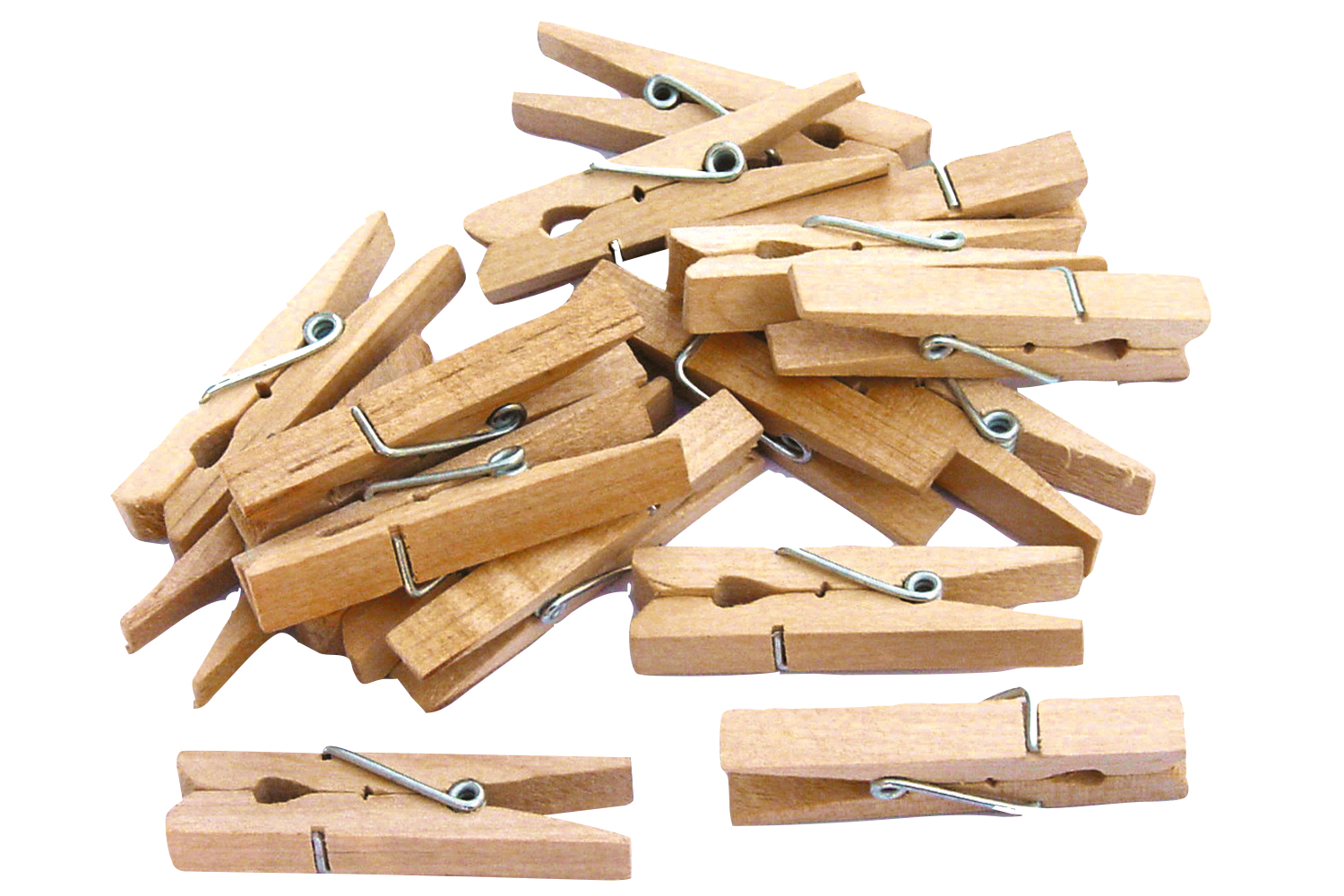 Pinces à linge en bois - Pinces à linge classiques - 10 Doigts