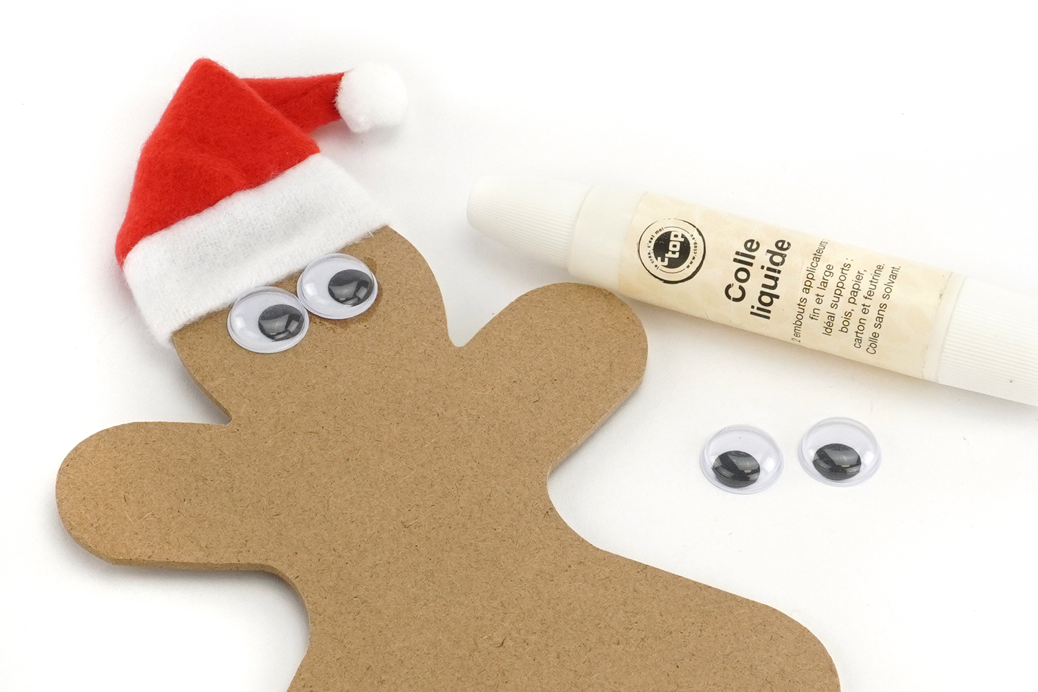 Bricolage : Bonhomme de Noël en pain d'épices à réaliser en famille