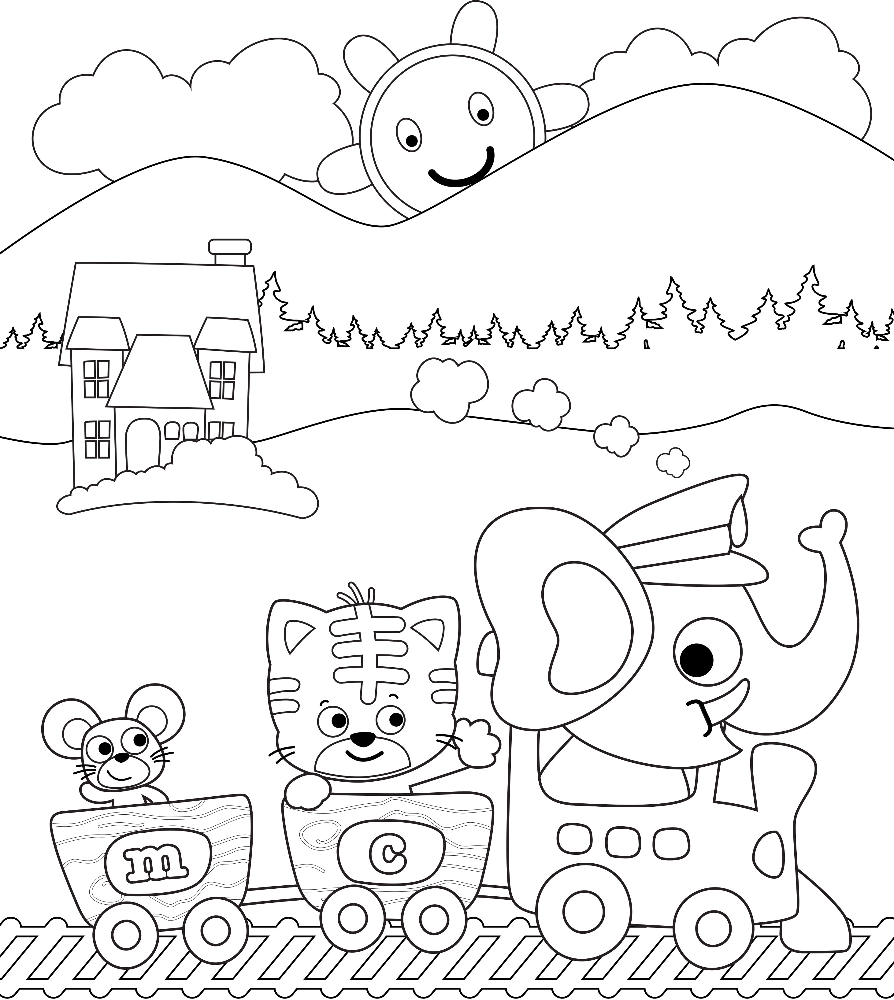 Coloriage à imprimer : - Coloriages animaux : Animaux-divers2 - 10doigts