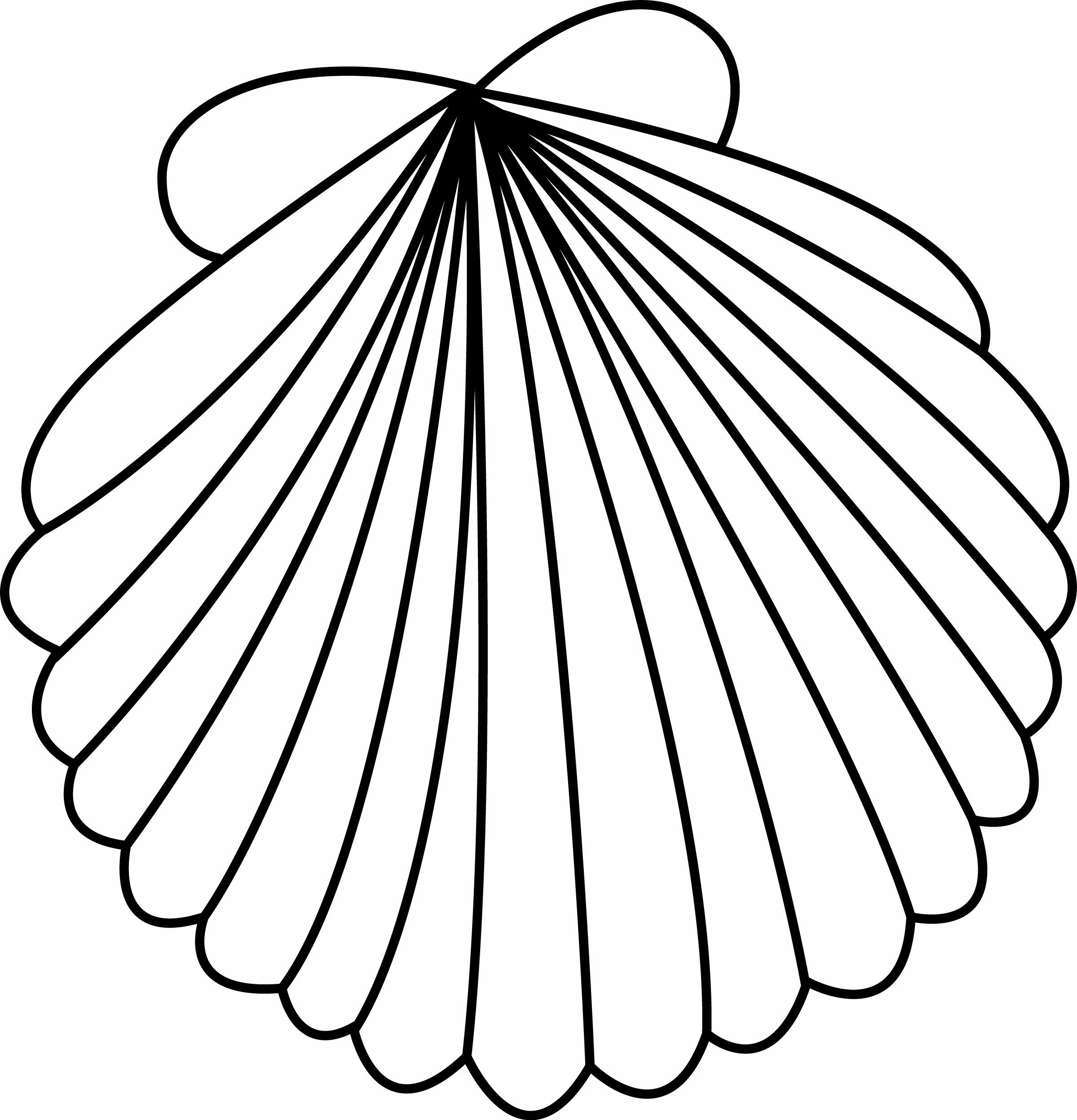 Coloriage à imprimer - Coloriages animaux : Coquillage 02 - 10 Doigts