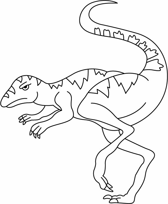 Coloriage à imprimer : - Coloriages dinosaure : Valdosaurus - 10 Doigts