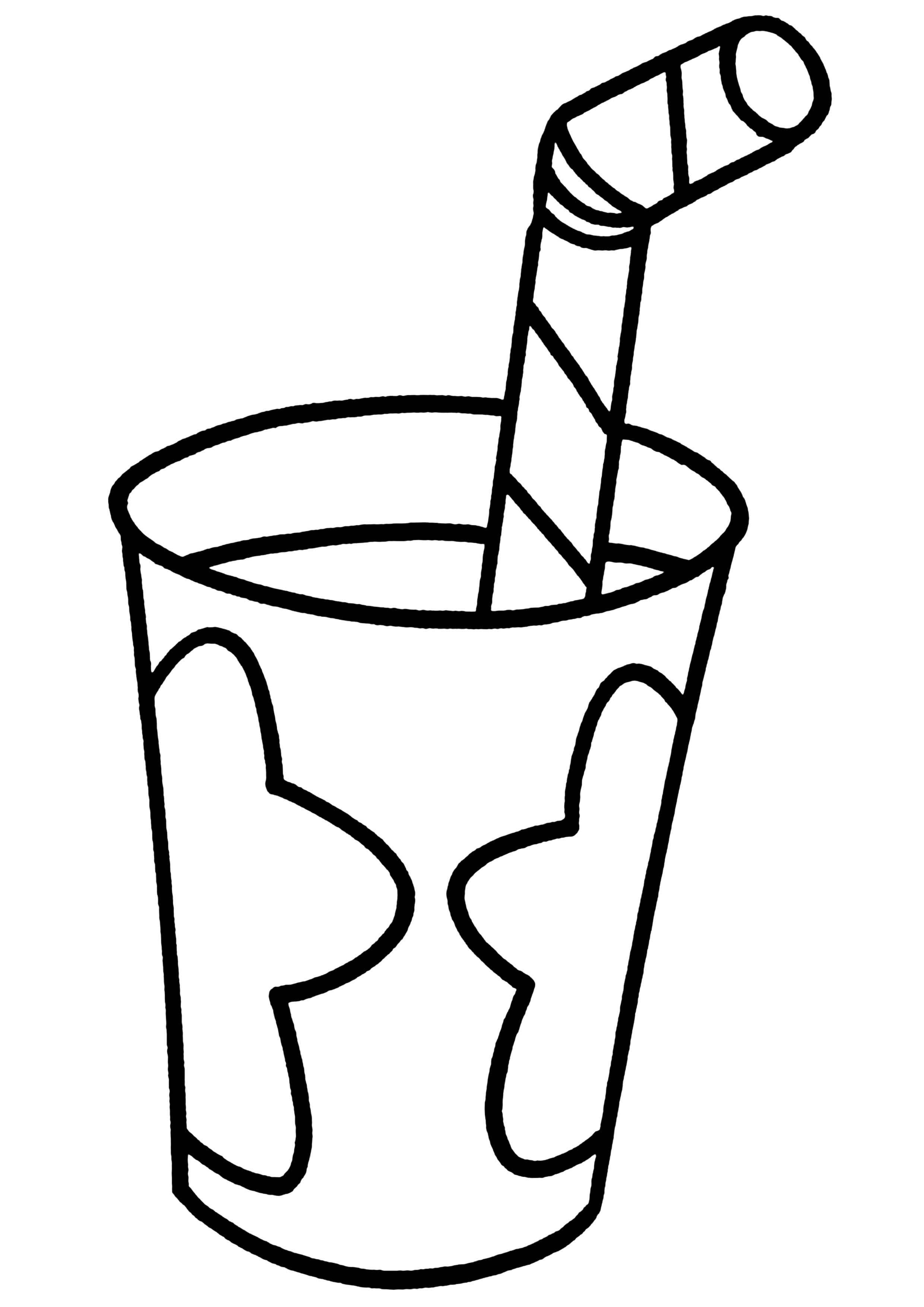 Coloriage à imprimer : - Coloriages divers : Gobelet 01 - 10doigts