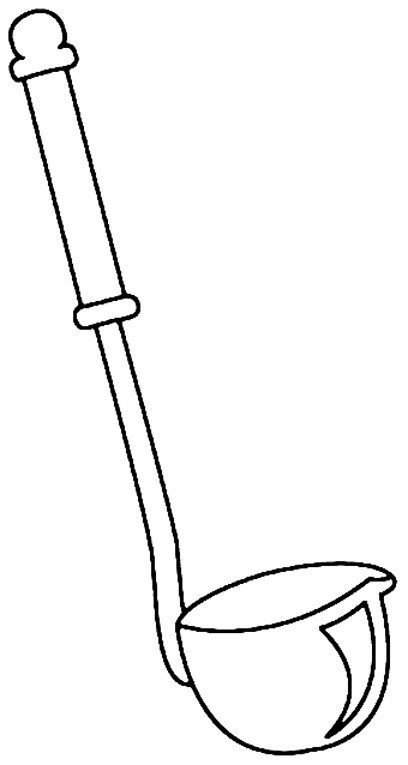 Coloriage à imprimer - Coloriages divers : Louche 01 - 10 Doigts