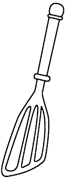 Coloriage à imprimer : - Coloriages divers : Spatule 01 - 10doigts