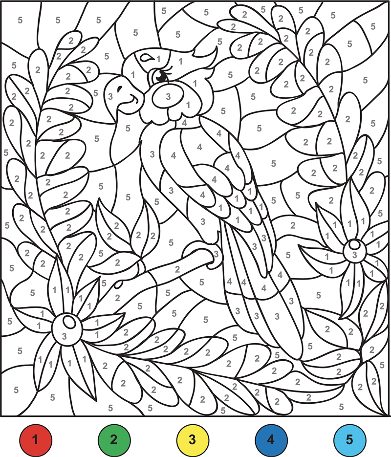 Coloriage à imprimer - Coloriages jeu : Coloriage-magique4 - 10 Doigts