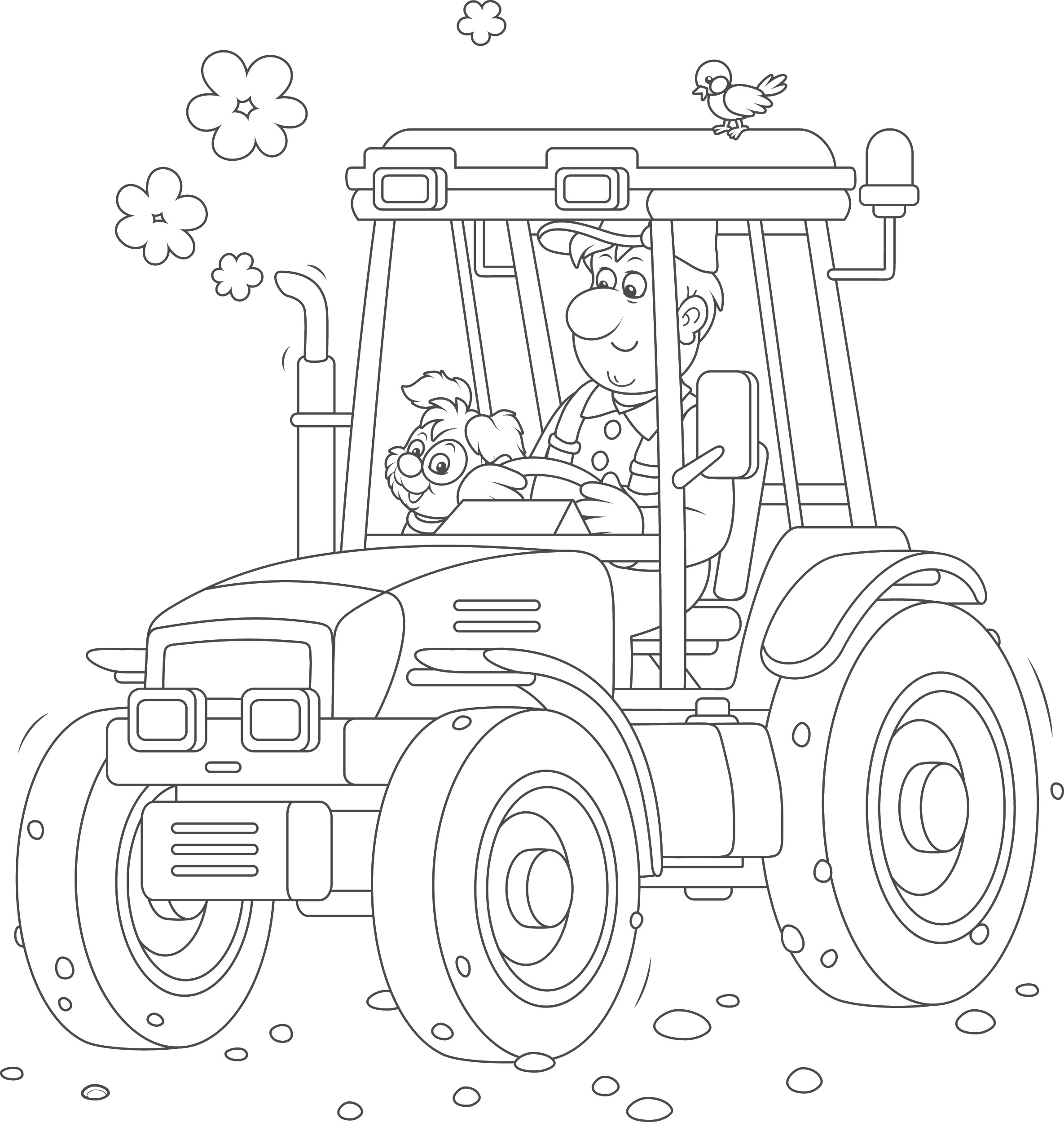 Coloriage à imprimer : - Coloriages métier : Metier7 - 10doigts