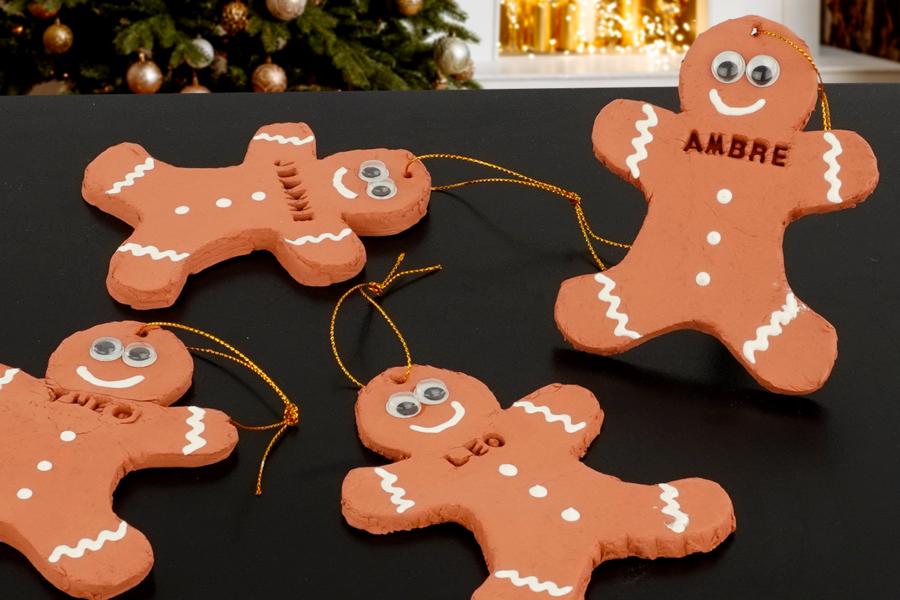 Bonhomme pain d'épice personnalisé pour le sapin - Activités manuelles ...