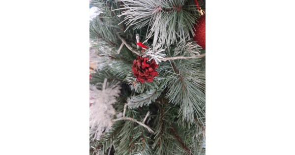 Peinture propre de Noel par Lydia, L (22 mois) & N (2 ans)- 10doigts.fr