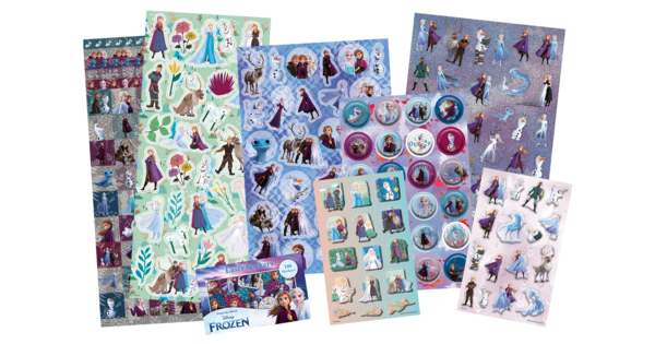 Méga set de stickers "La reine des neiges" - Stickers Fantaisies