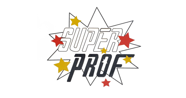 Transfert textile "Super Prof" - Transferts et Thermocollants