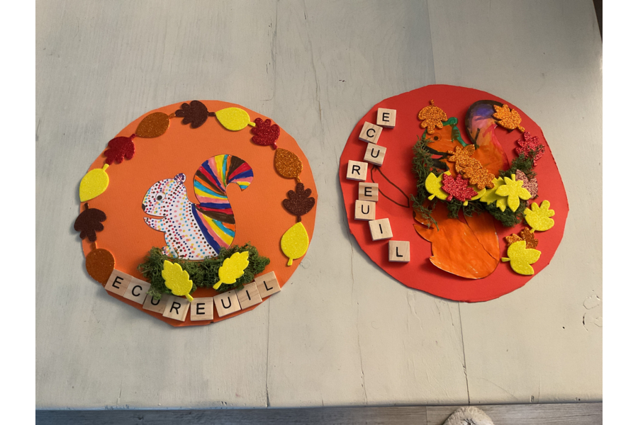 Écureuil d’automne - 10doigts.fr