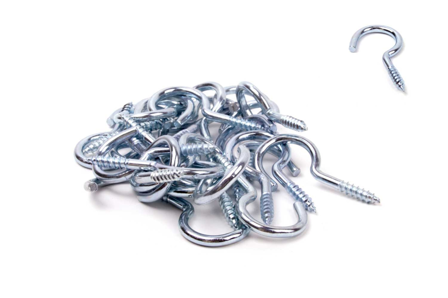 Crochets à visser - 24 pièces - Accrocher au mur